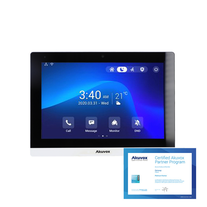 AKUVOX C319A Monitor 10" Android kamera WiFI PBX | Wideodomofony \ Monitory | Alles Tokarski